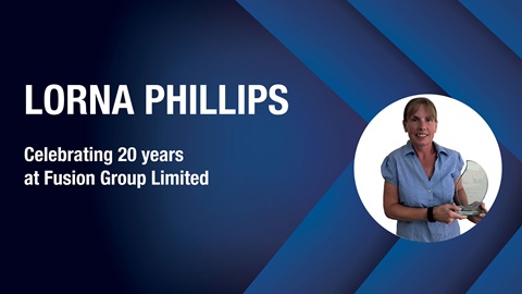 Lorna Phillips 20 Years - Fusion Group Limited